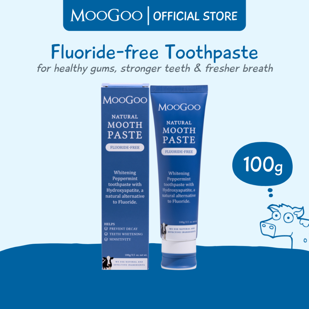 MooGoo Moothpaste (Fluoride-Free) 100g | Shopee Malaysia