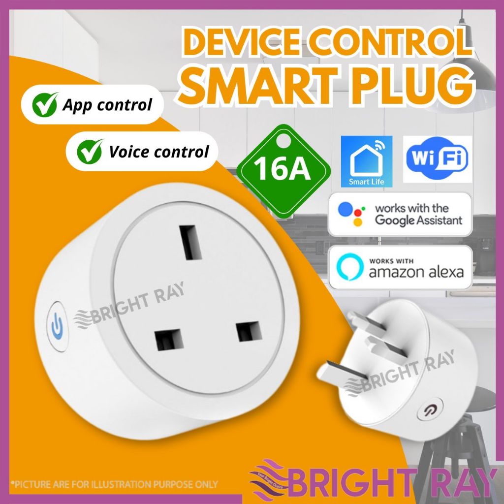 Smart Plug Wifi Socket Wireless Controller Plug 3 Pin Power Plug Suiz ...