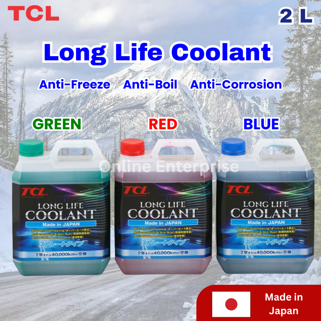 TCL Coolant kereta BLUE RED GREEN 2L Toyota Audi Volkswagen BMW ...