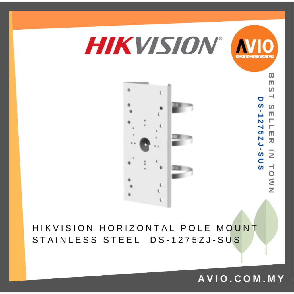 Hikvision Horizontal Pole Mount Stainless Steel DS-1275ZJ-SUS | Shopee ...