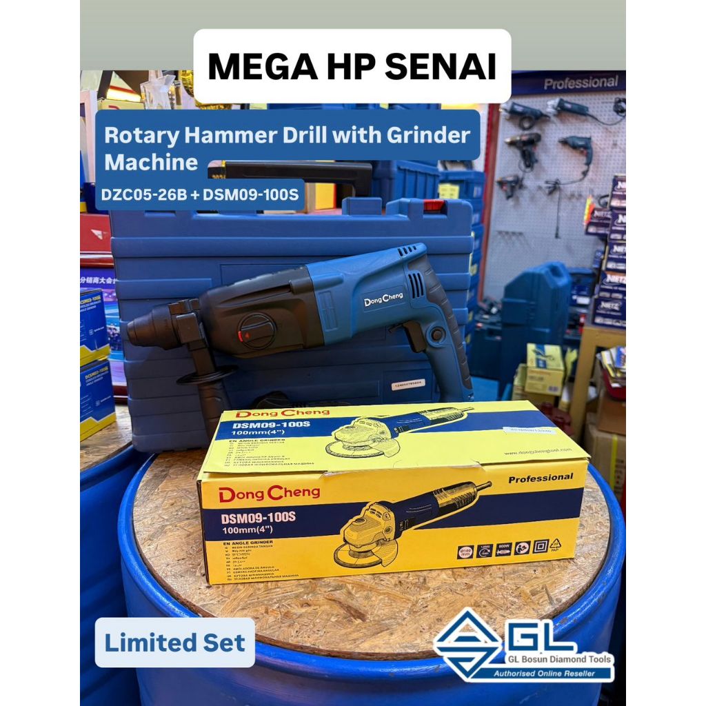 *LIMITED STOCK* Dongcheng Rotary Hammer 800W + PWP Dongcheng Grinder ...