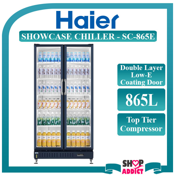 Haier 865L Showcase Chiller Refrigerator SC-865E with Automatic ...