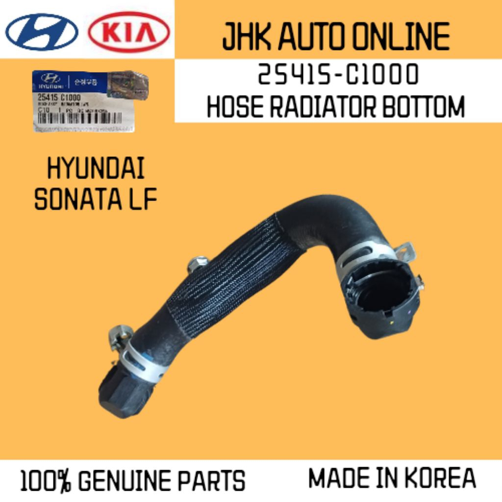 25415-C1000 HOSE RADIATOR BOTTOM HYUNDAI SONATA LF 100% NEW GENUINE ...