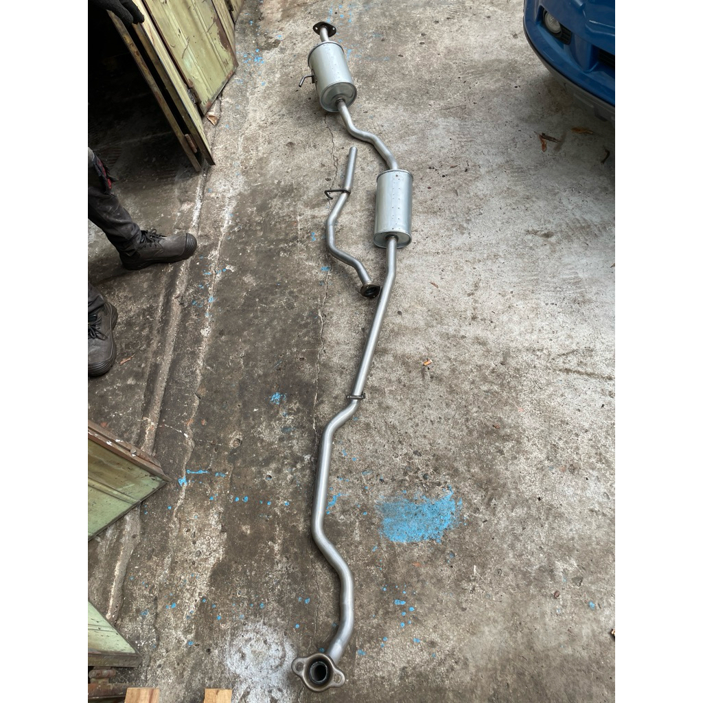 Perodua viva exhaust full set with tail pipe plug and play no welding ...