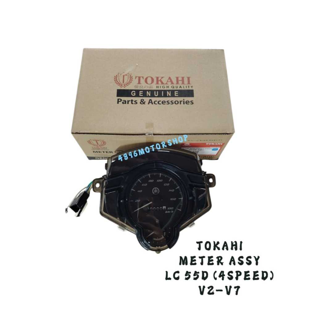YAMAHA LC135 4S 5S V2 V3 V4 V5 V6 V7 METER ASSY SPEEDOMETER 4 / 5 SPEED 55D 55C LC 135 TOKAHI ...