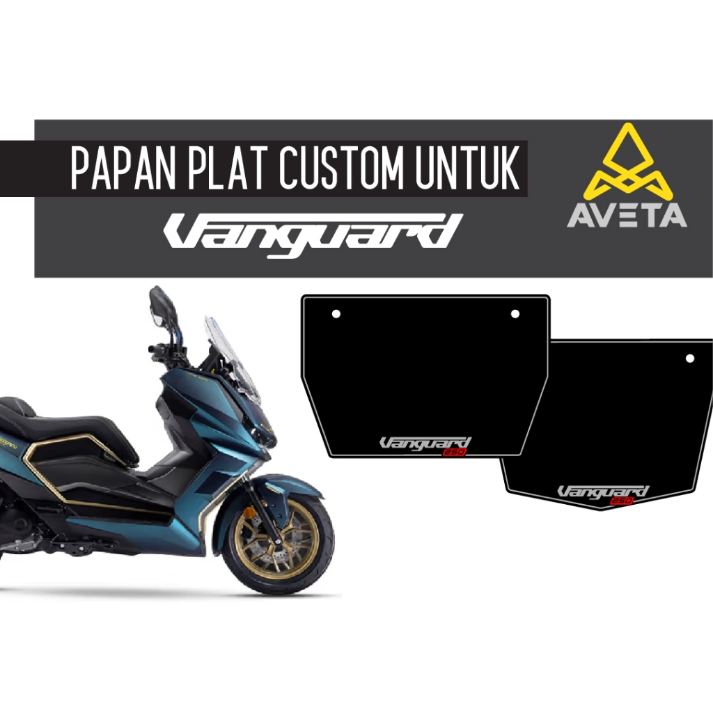 Aveta Vanguard 250 custom plat number / Plat Moto Vanguard | Shopee ...