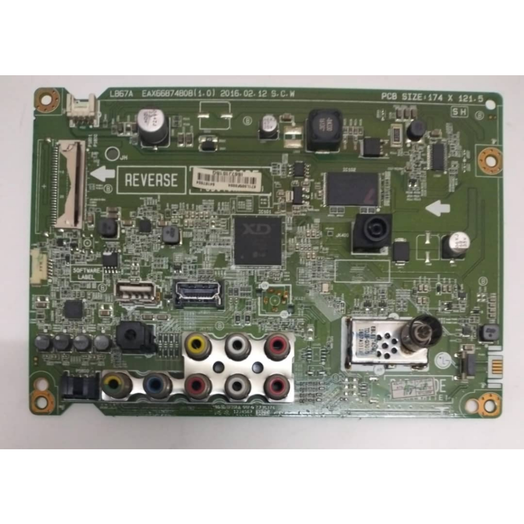 (AP693) LG 43H511T Mainboard, LVDS, Sensor, Tcon Ribbon, Sensor. Used ...