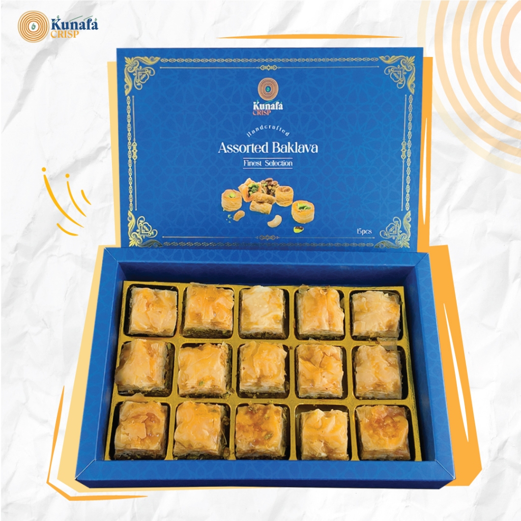 Kunafa Crisp I Turkish Baklava Pistachio I Baklava Gift Box 15pcs 20pcs ...