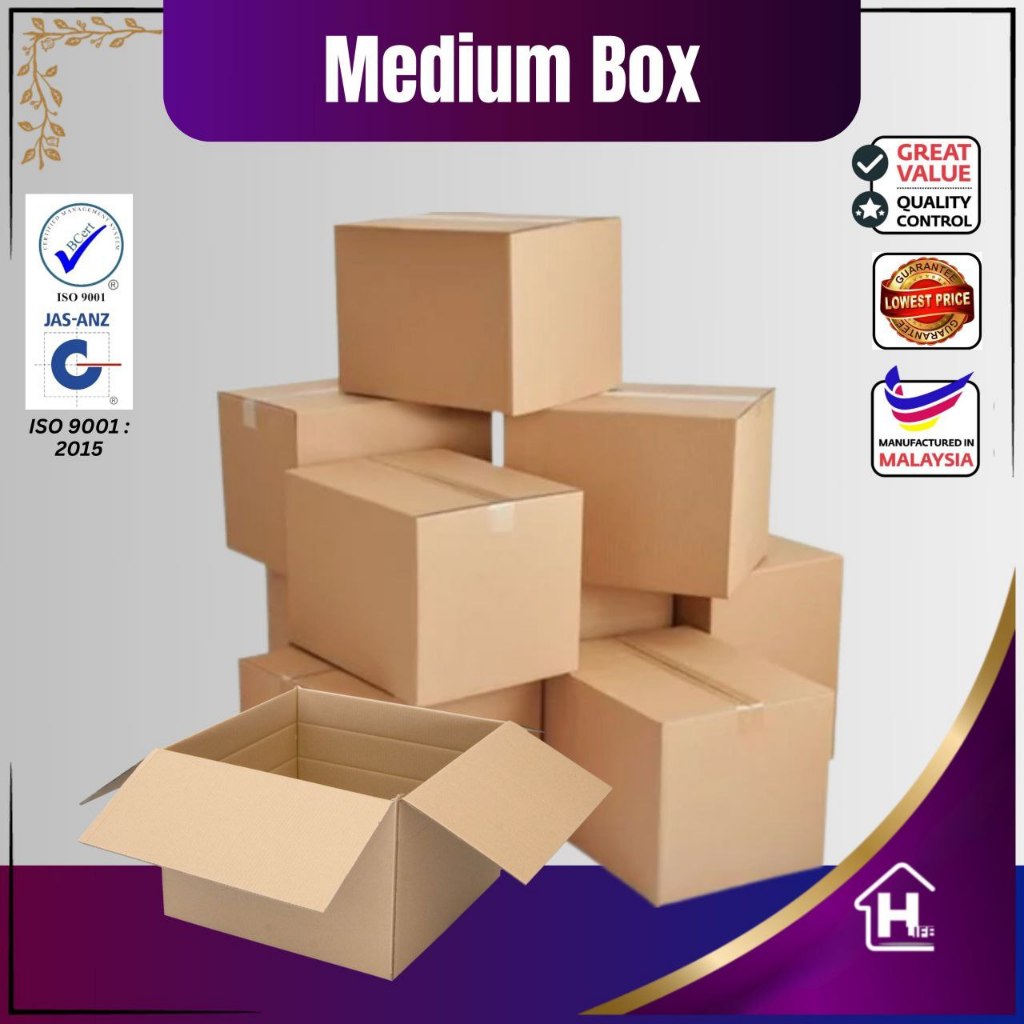 5MM THICKNESS( Medium Size ) Carton Box Packing Box Packaging Box Paper ...