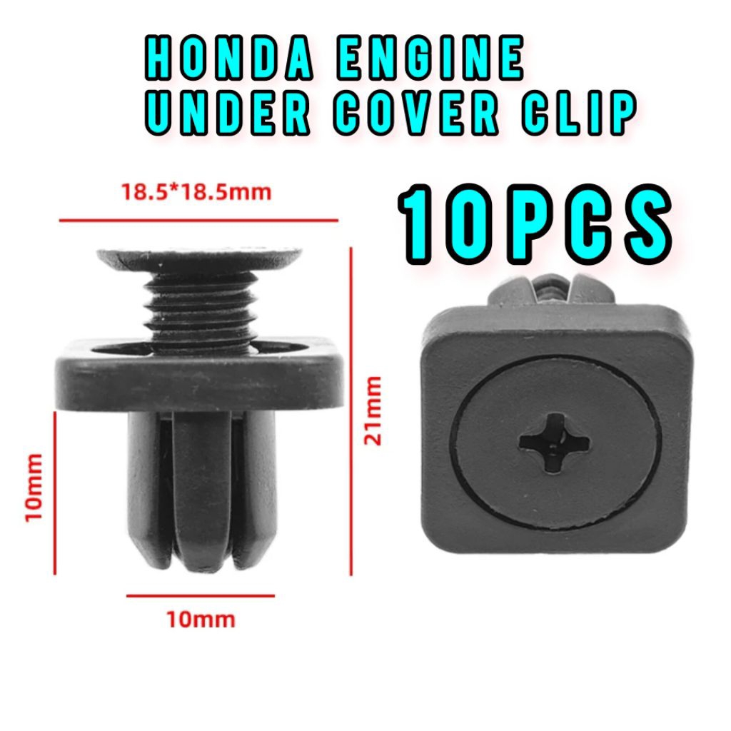 10BIJI HARGA !!! HONDA ENGINE UNDER COVER CLIP FOR CITY / CIVIL / JAZZ ...