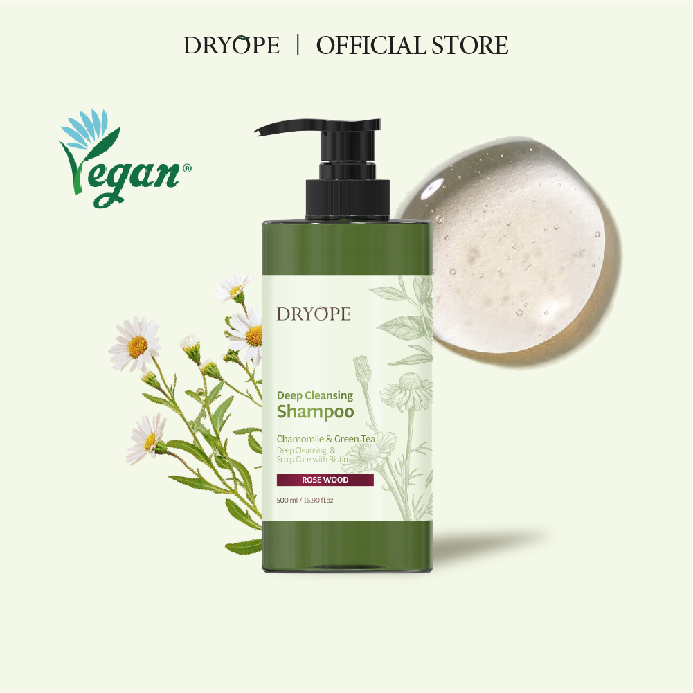 DRYOPE Deep Cleansing Shampoo 500ml Rose Wood | Shopee Malaysia