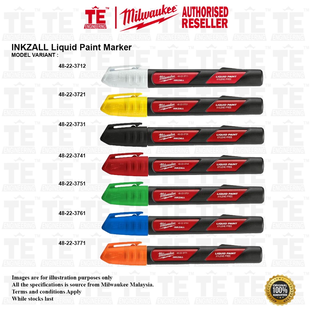 MILWAUKEE INKZALL Liquid Paint Marker | Shopee Malaysia
