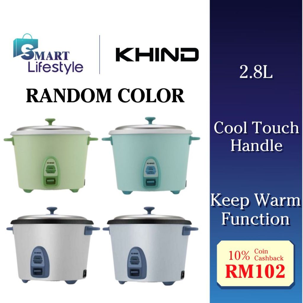 KHIND 2.8L ELECTRIC RICE COOKER RC828N | Shopee Malaysia