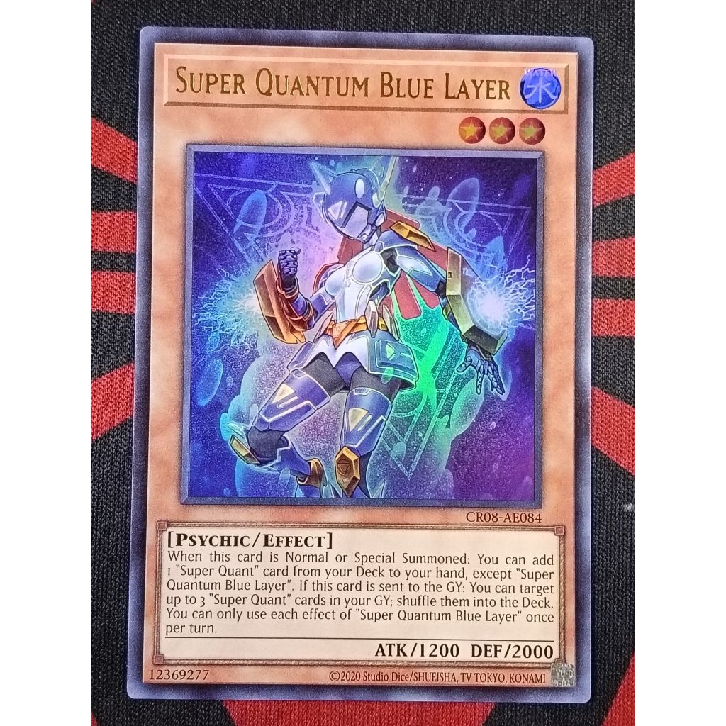 YUGIOH KONAMI CR08-AE084 Super Quantum Blue Layer (UR) | Shopee Malaysia