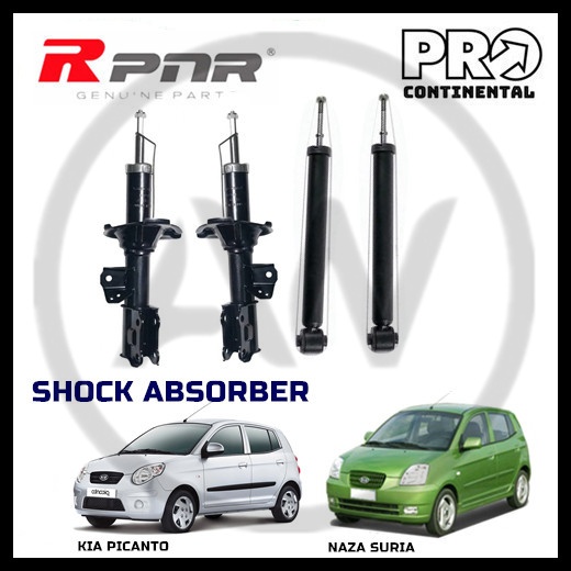 KIA PICANTO SA 2004-2011 NAZA SURIA FRONT REAR SHOCK ABSORBER [1 PAIR ...