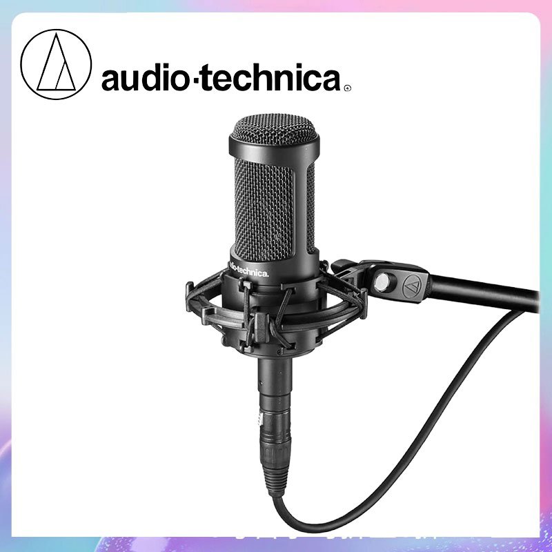 Audio Technica AT2035 The Black Cardioid Condenser Microphone Studio ...