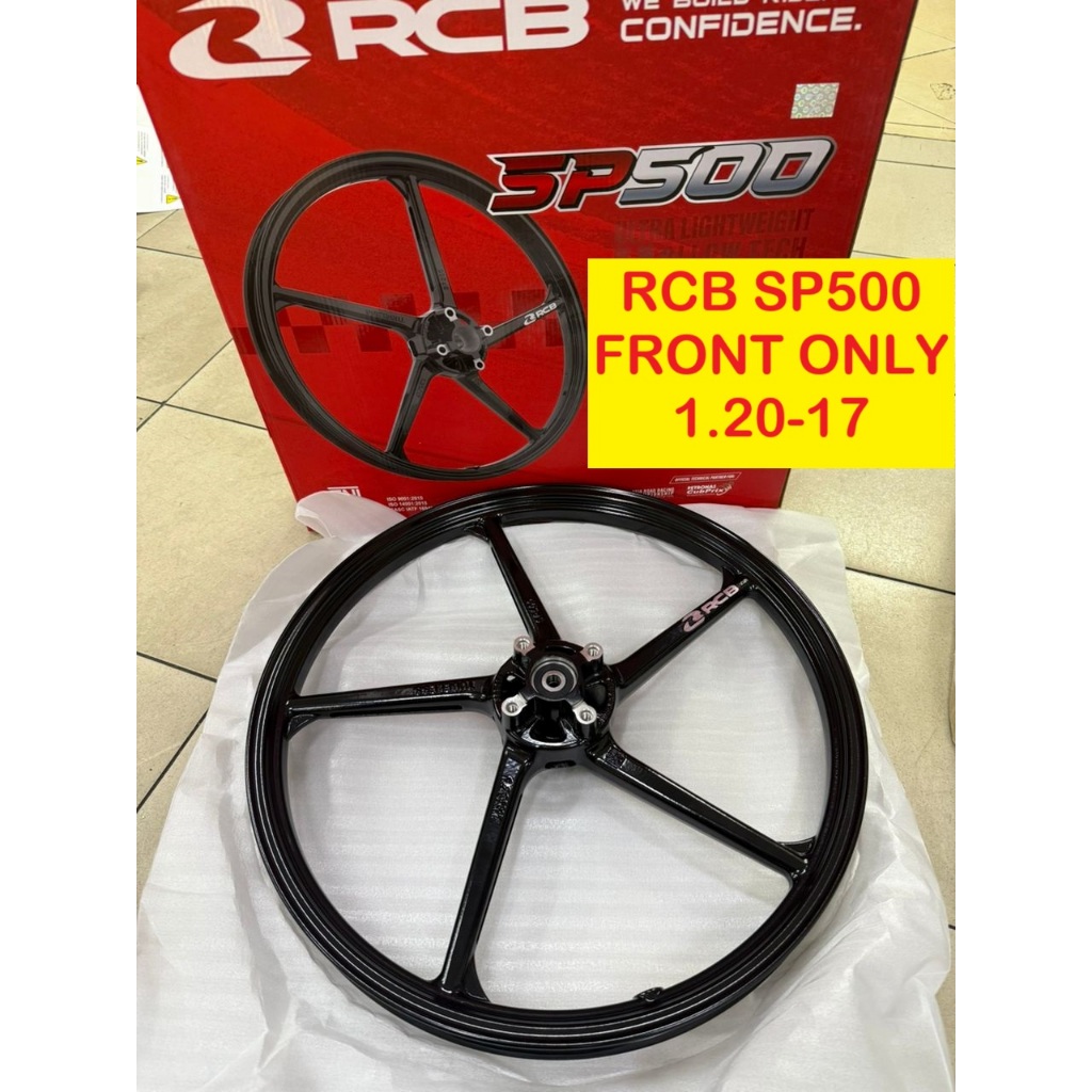 RCB SP500 FRONT ONLY 1.20X17 ATAU 1.40X17 YAMAHA 4HOLE 135LC / Y125 ...