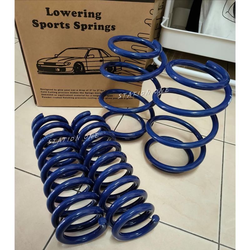 Mercedes Benz E-Class W211/W212/W213 Lowered Height Sport Spring (Blue ...