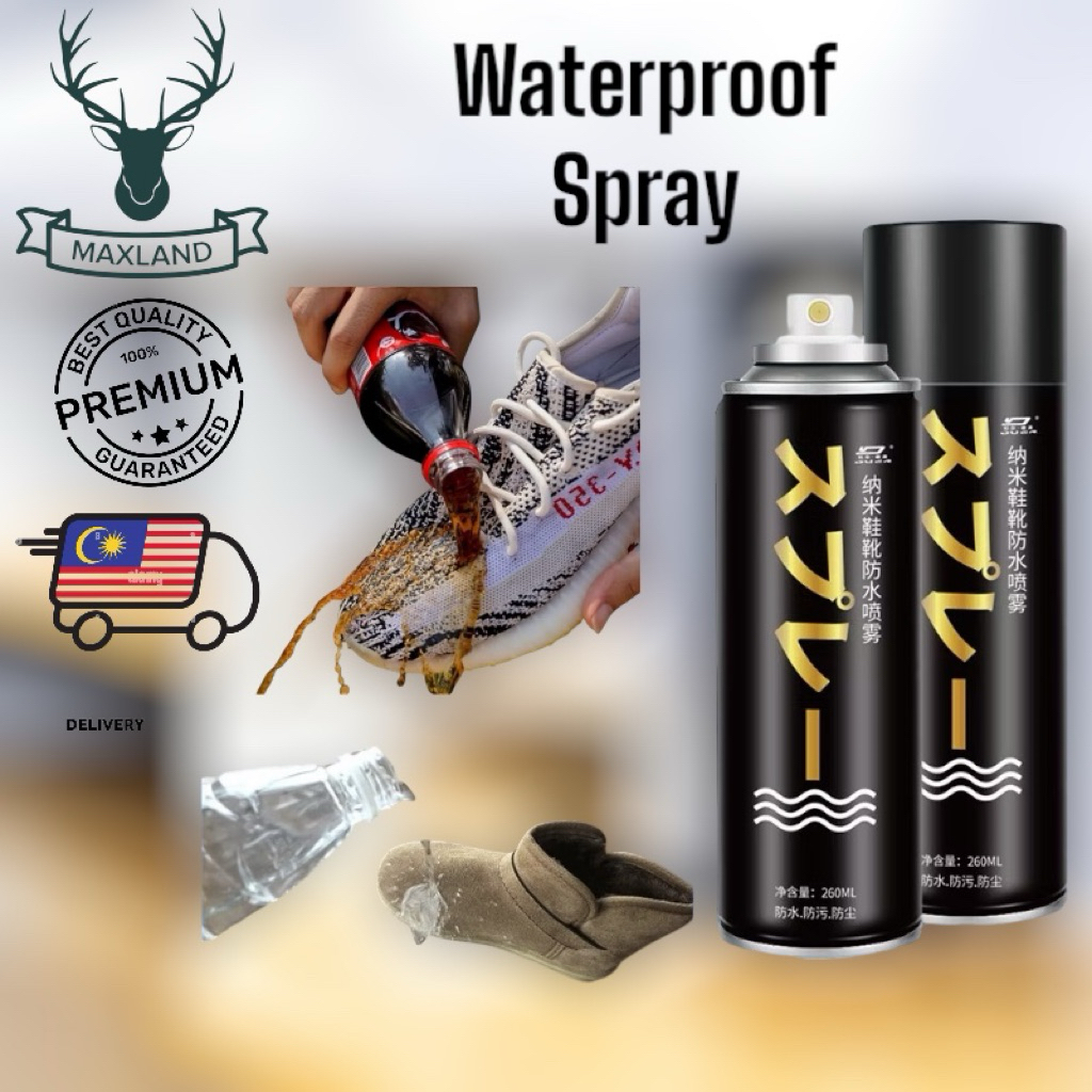 260ML Semburan Penghalau Air Sneaker Shoe Waterproof Spray Water ...