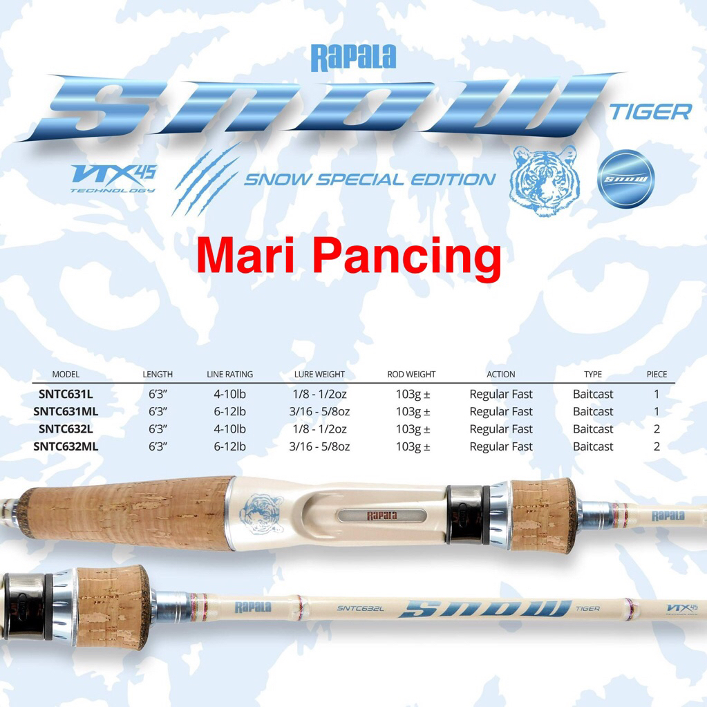 RAPALA SNOW TIGER SPECIAL EDITION SNTC | Shopee Malaysia
