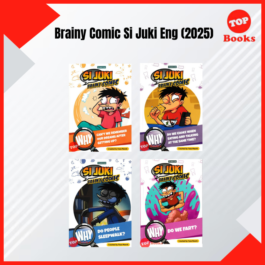 [TOPBOOKS Pinko Comic] Komik Pintar Si Juki Komik Pintar / Brainy Comic (2025) | Shopee Malaysia