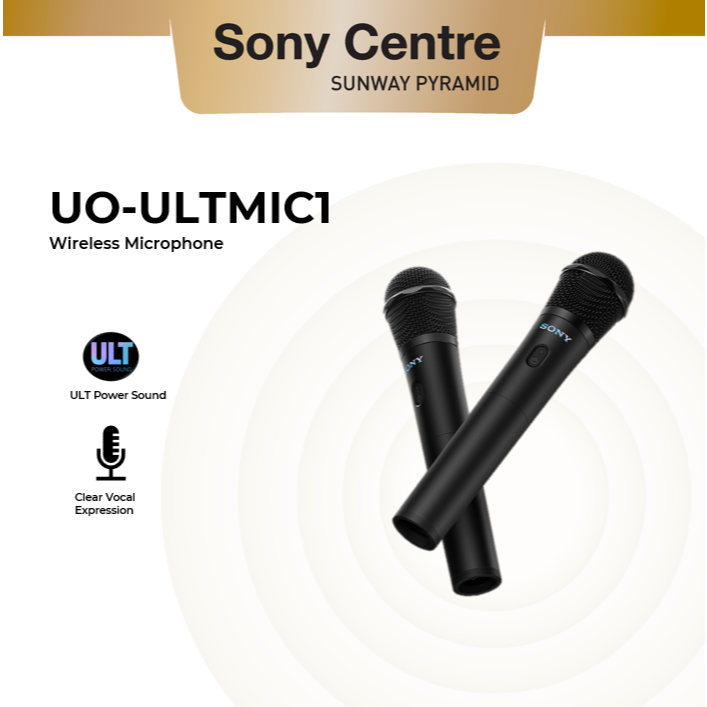 SONY UO-ULTMIC1 | Wireless Microphone | Crystal Clear Vocal | ULT Series Compatilibity | Shopee ...