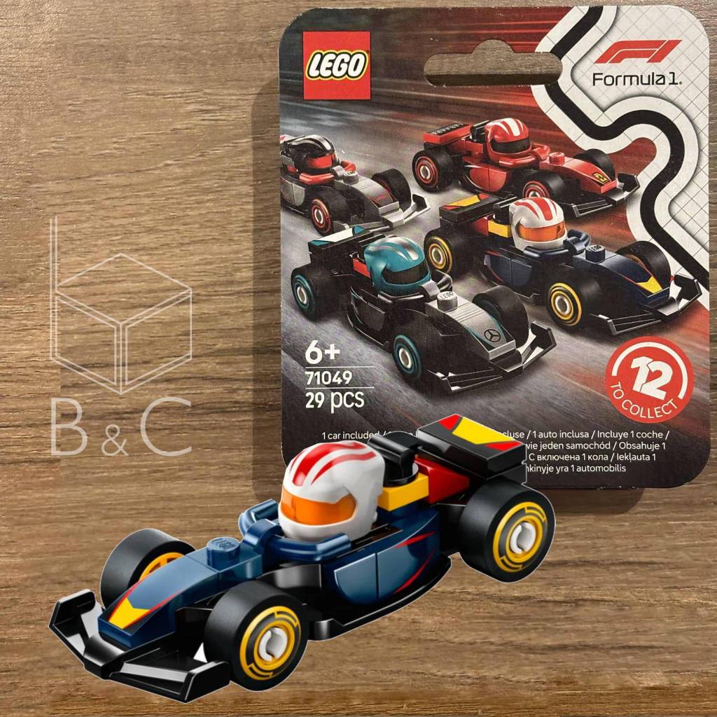 LEGO Minifigures F1 Formula 1 Mini Race Cars Red Bull RB20 (71049) | Shopee Malaysia