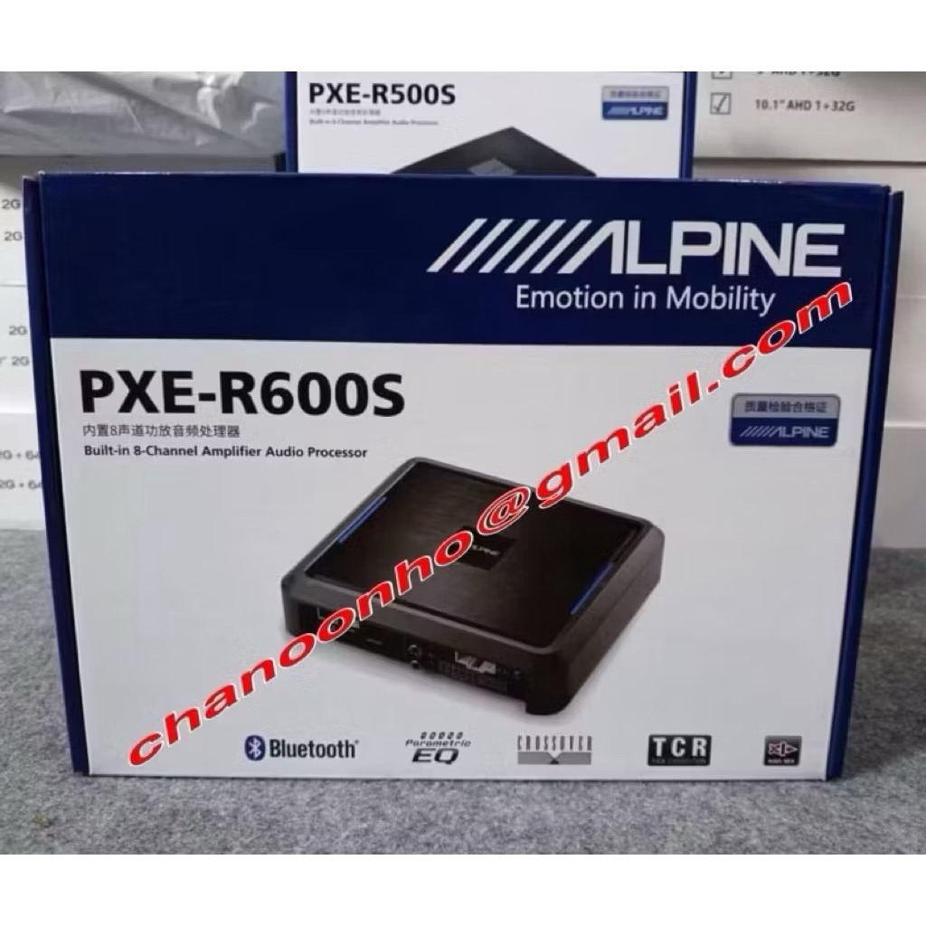 Alpine PXE-R600 / PXE-R600S 8-channel Car Amplifier With Digital Signal Processing 25 watts RMS ...