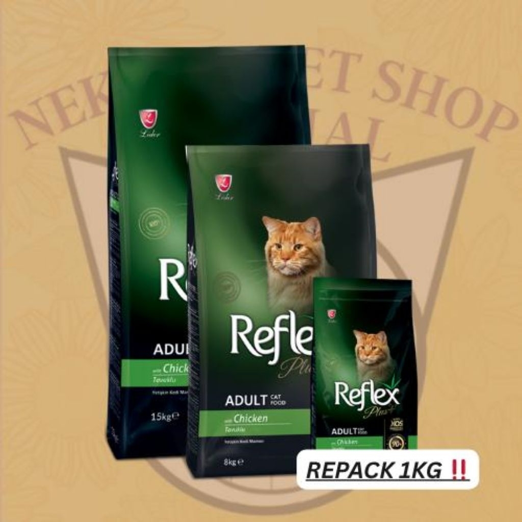 Reflex Plus Chicken Adult Repack 1KG | Shopee Malaysia
