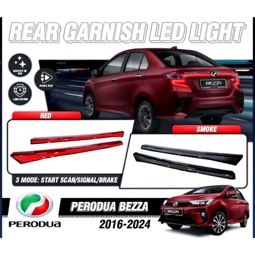 Perodua Bezza 2016-2025 Rear Garnish Running Taillamp+Running Signal ...