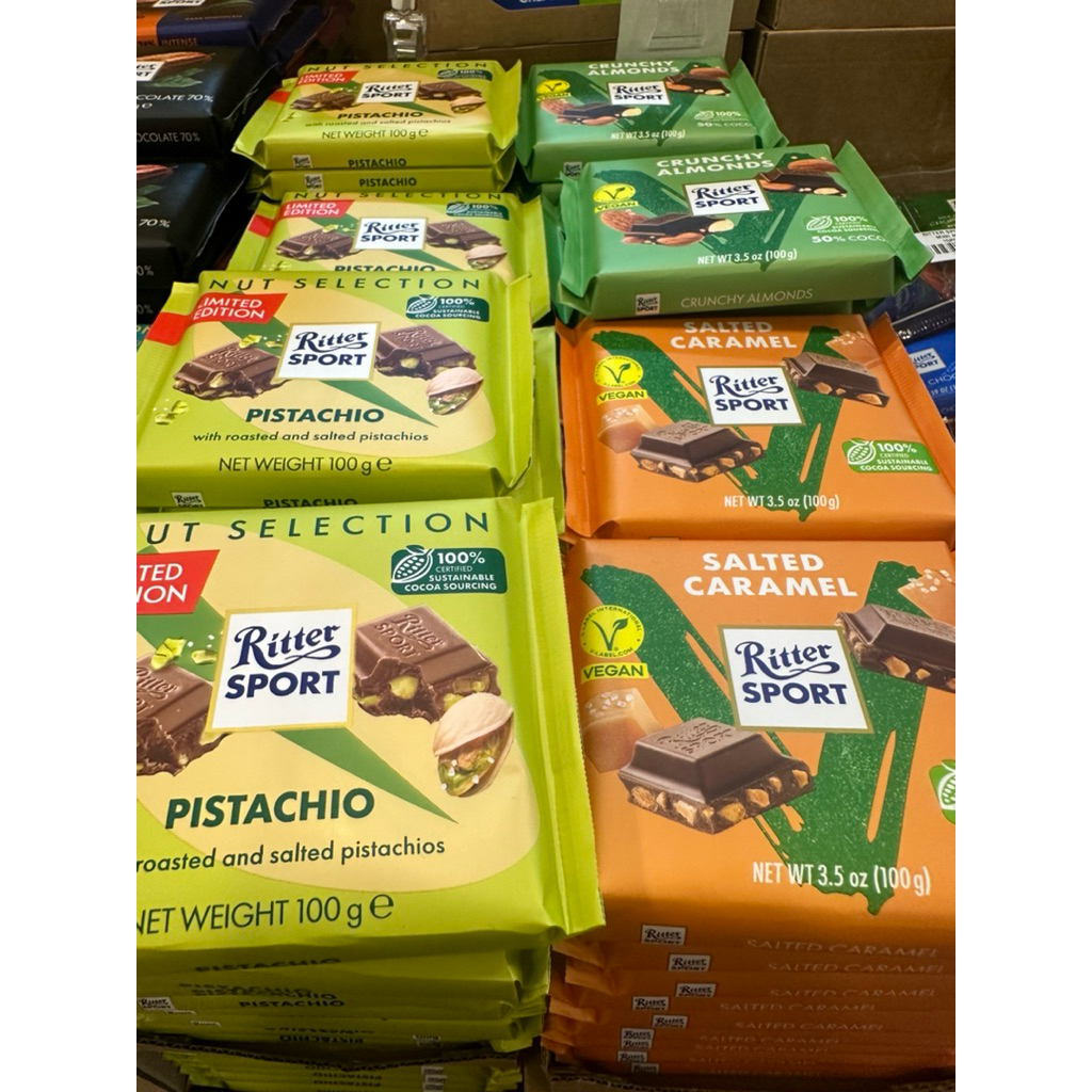 COKLAT LANGKAWI RITTER SPORT BAR 100G ALL Flavour | Shopee Malaysia