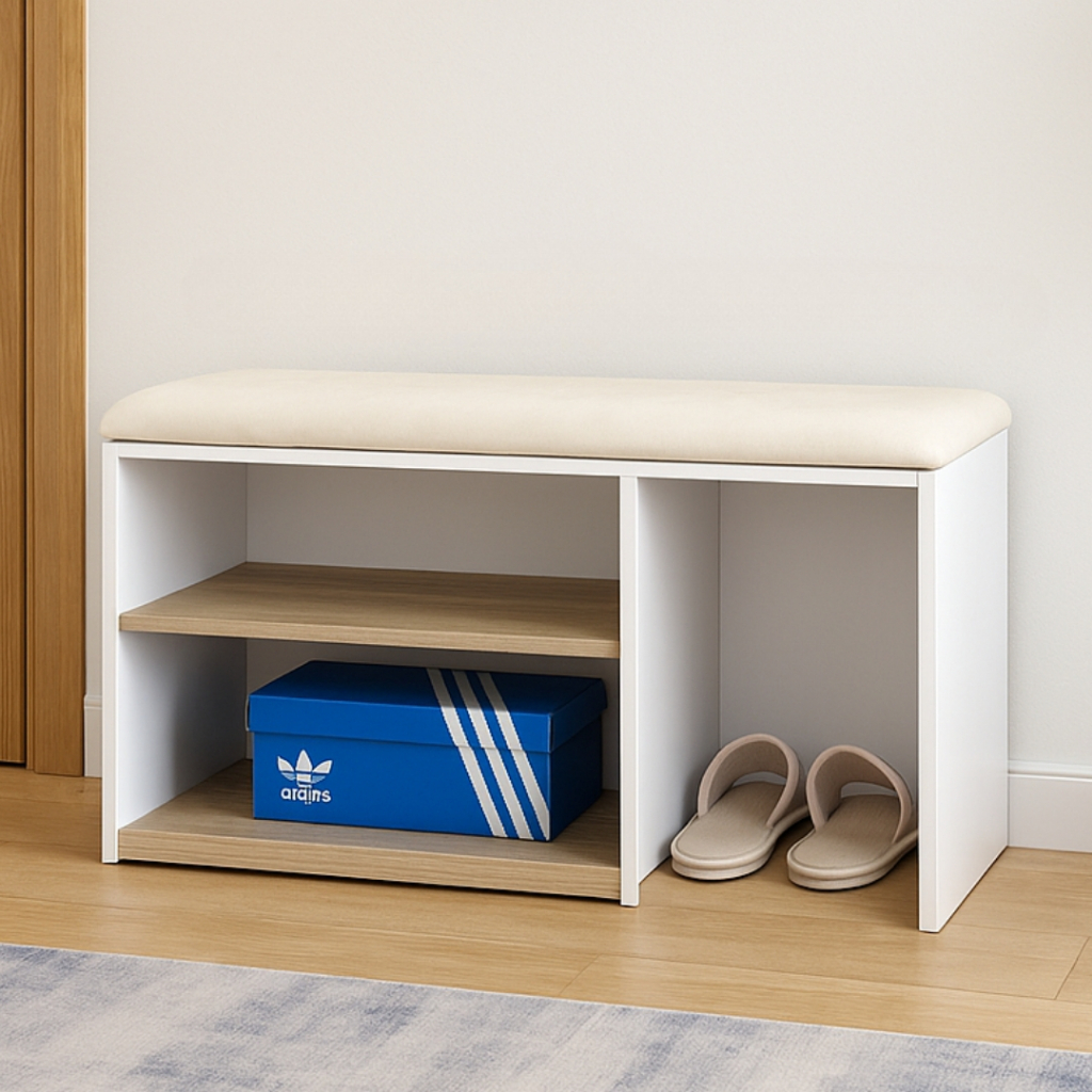 MUSE Design BANOS Bangku Kasut / Rak Kasut 80cm BANOS 80cm Shoe Bench ...