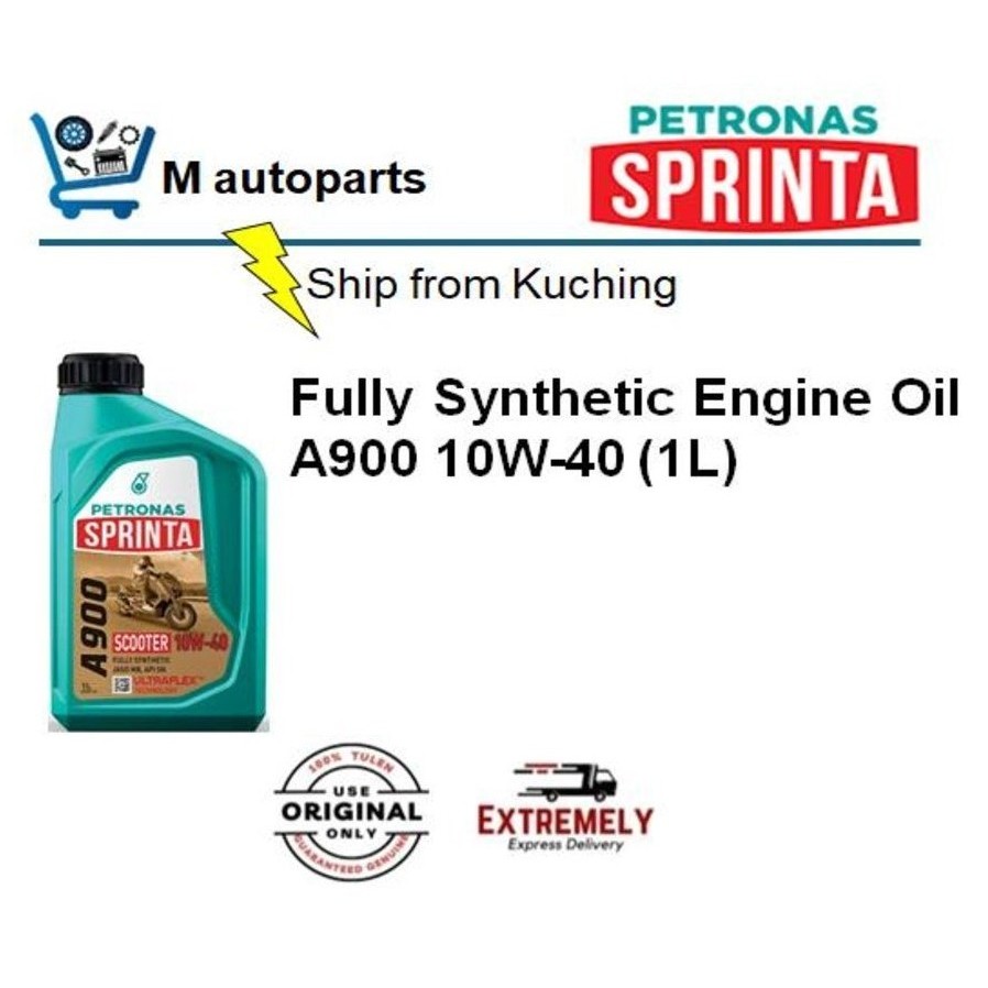 [EM] PETRONAS Sprinta A900 10W-40 Fully Syn Minyak Enjin Skuter A900 ...