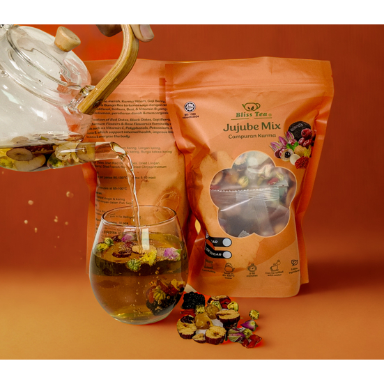 Bliss Tea Jujube Mix-HALAL--Teh herbal- No Added Sugar-No Caffein ...