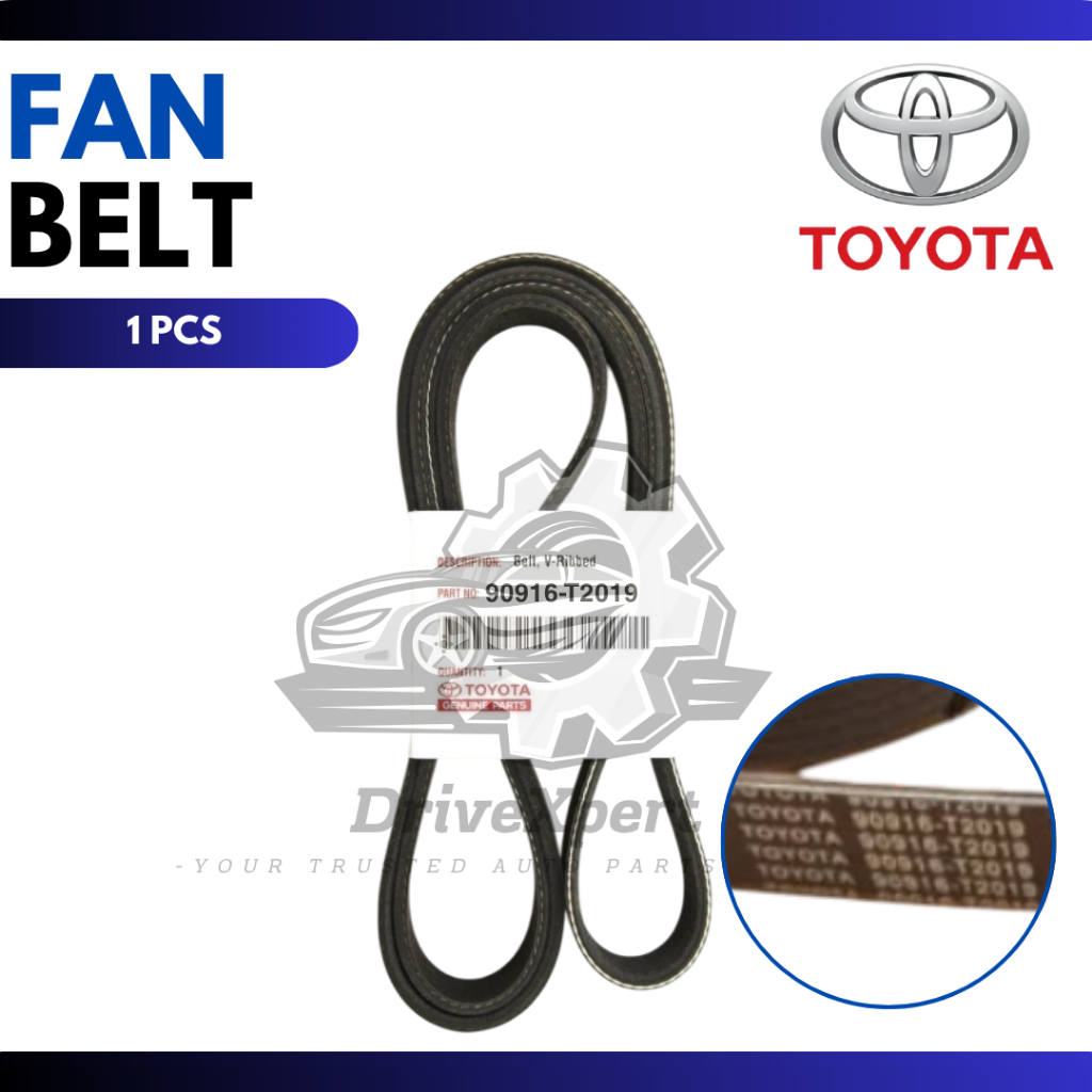 Toyota Fan Belt (90916-T2019) 7PK2300 - Toyota Innova TGN40 / Fortuner ...