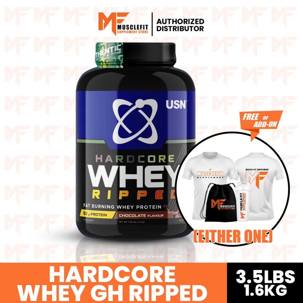 USN Ripped Hardcore Whey GH 1.6 kg + FreeGift - Makanan tambahan Whey ...