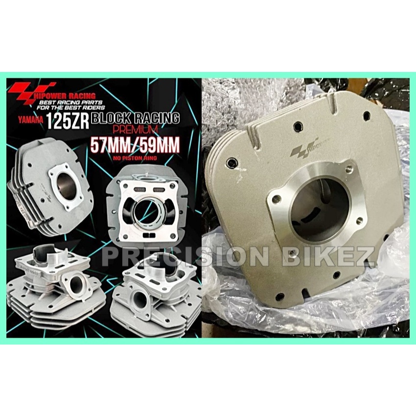 HI POWER RACING BLOCK Y125ZR Y125Z Y125 ( NO PISTON ) 57MM & 59MM 100% ...