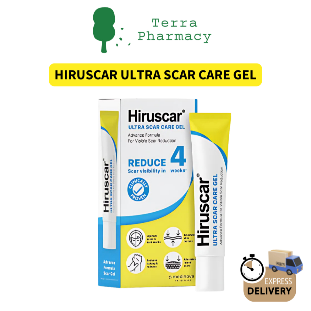 HIRUSCAR Gel Penjagaan Parut Ultra 20g (HIRUSCAR Ultra Scar Care Gel ...