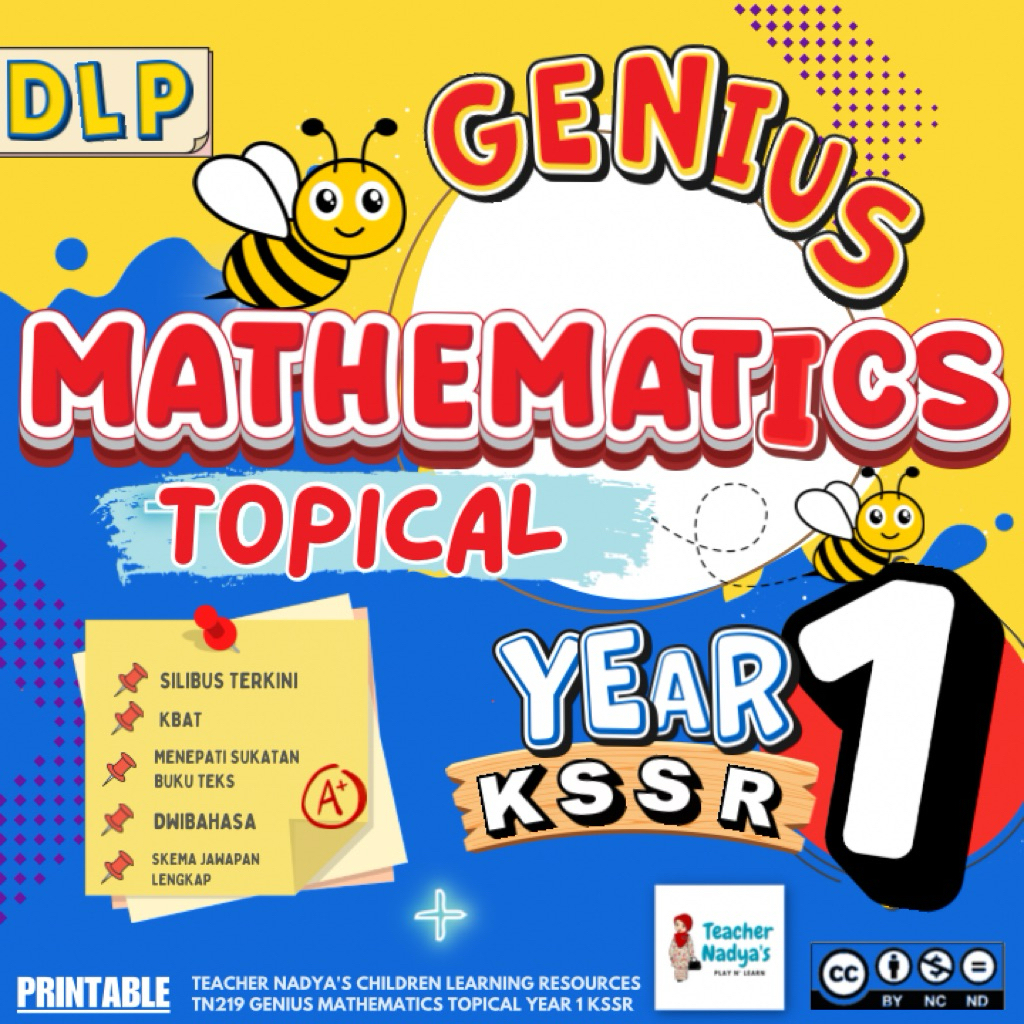 [ SOFTCOPY PDF] Genius Mathematics Latihan Topikal Matematik Tahun 1 DLP 2025 2026 Topical ...
