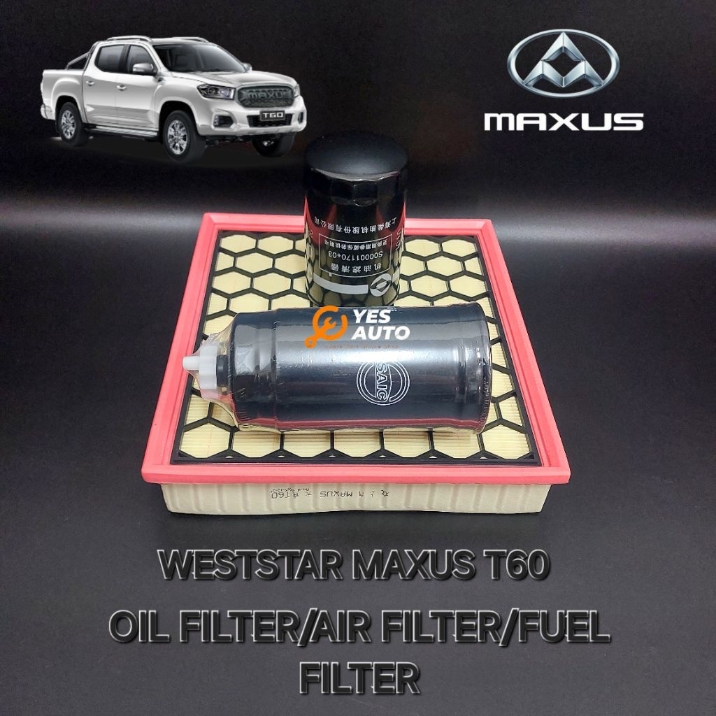 WESTSTAR MAXUS T60 OIL FILTER/AIR FILTER/FUEL FILTER/CABIN FILTER ...