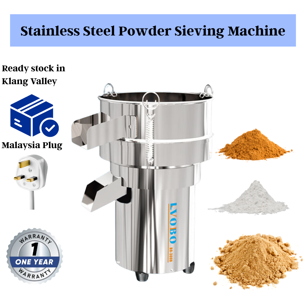 Stainless Steel Powder Sieve Machine | 300mm Vibrating Sifter | 220V ...