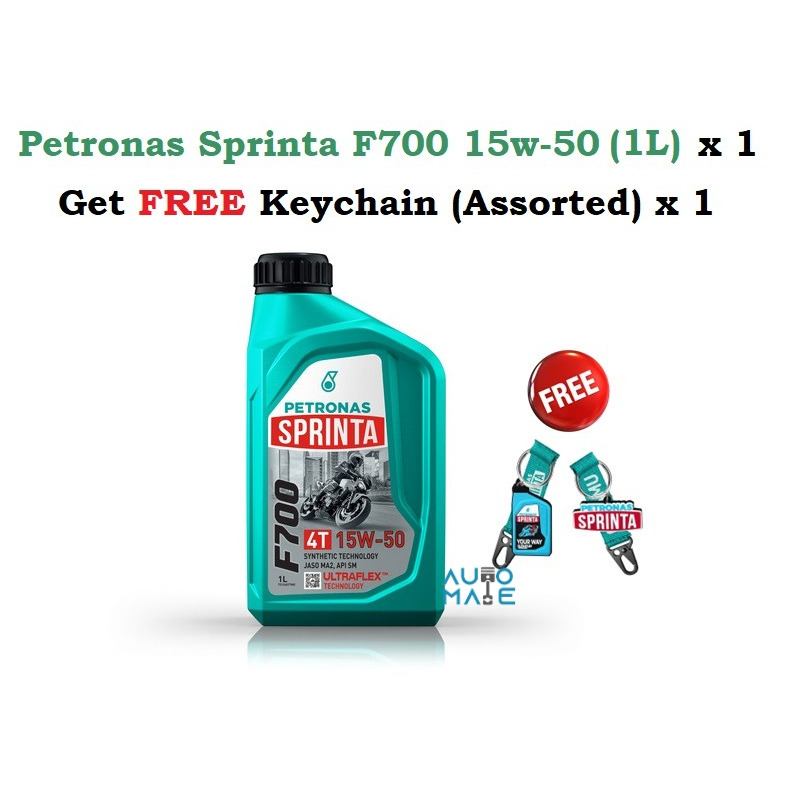 Petronas Sprinta F700 SAE 15W-50 - 1Ltr (with SIRIM) Semi-Synthetic ...