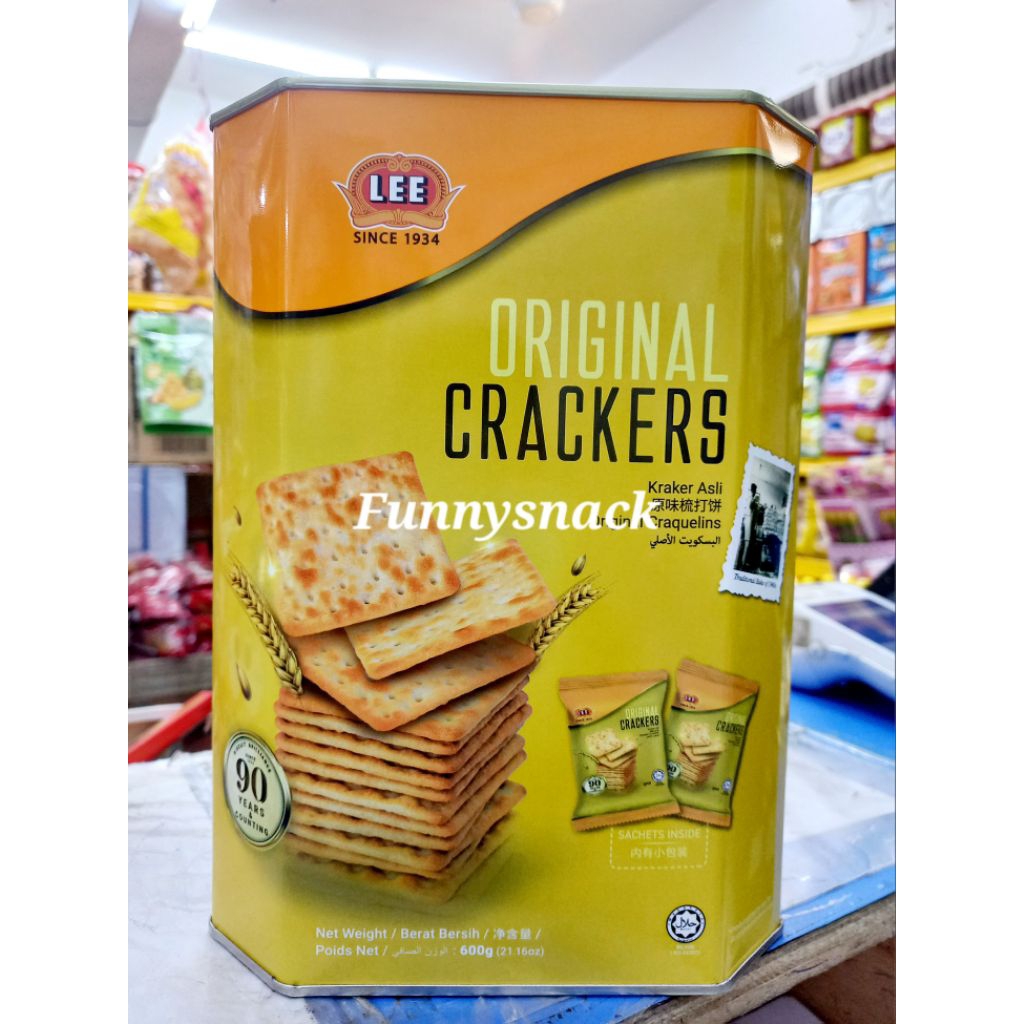 600g LEE CREAM CRACKER ORIGINAL CRACKER BISKUT TAWAL *HALAL* | Shopee ...
