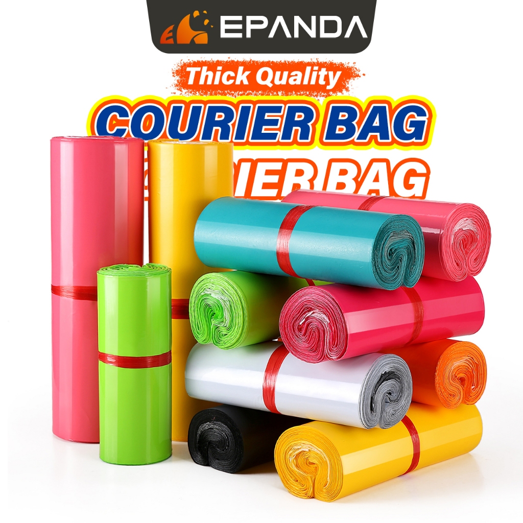 100pcs Courier Plastic Bag Flyer Beg Pos Plastik Kurier Flyers Murah ...