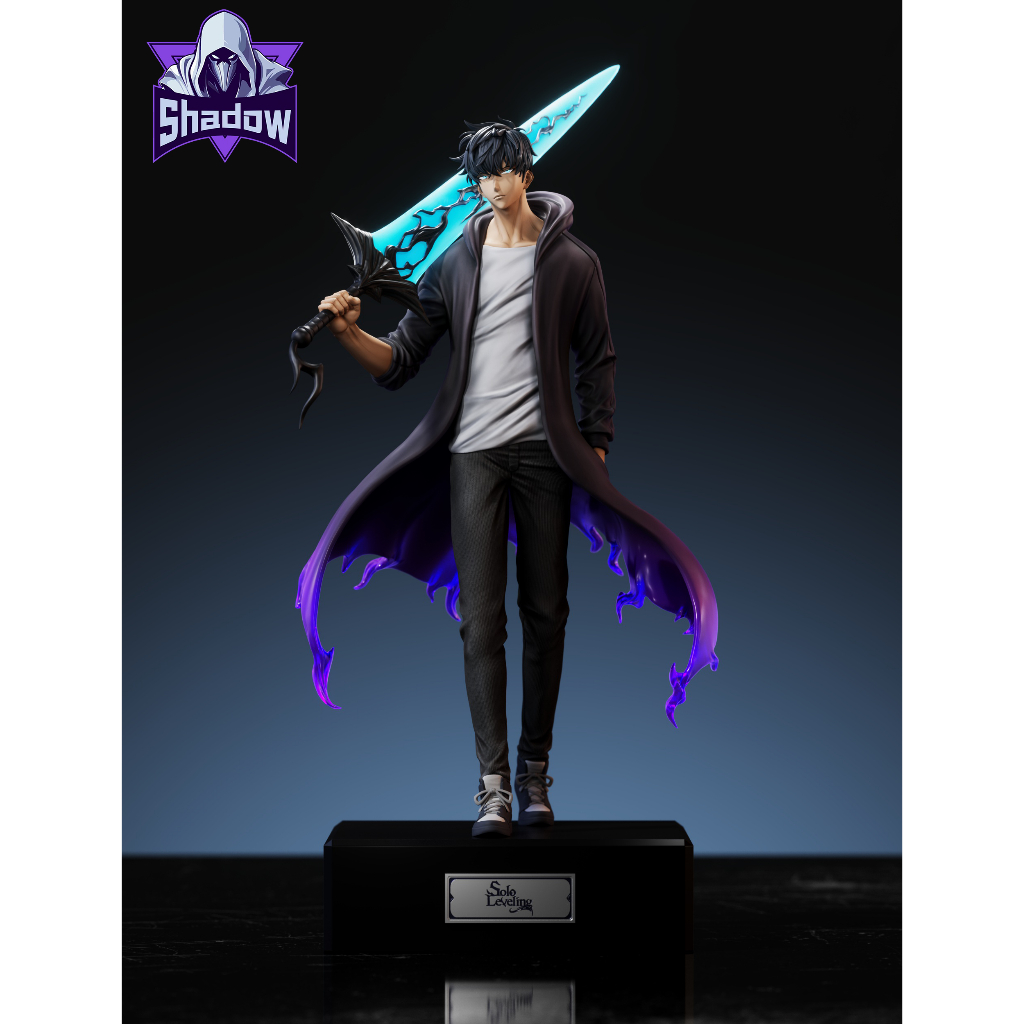Shadow Studio - Sung Jin Woo Solo Leveling Resin Statue GK Anime Figure ...