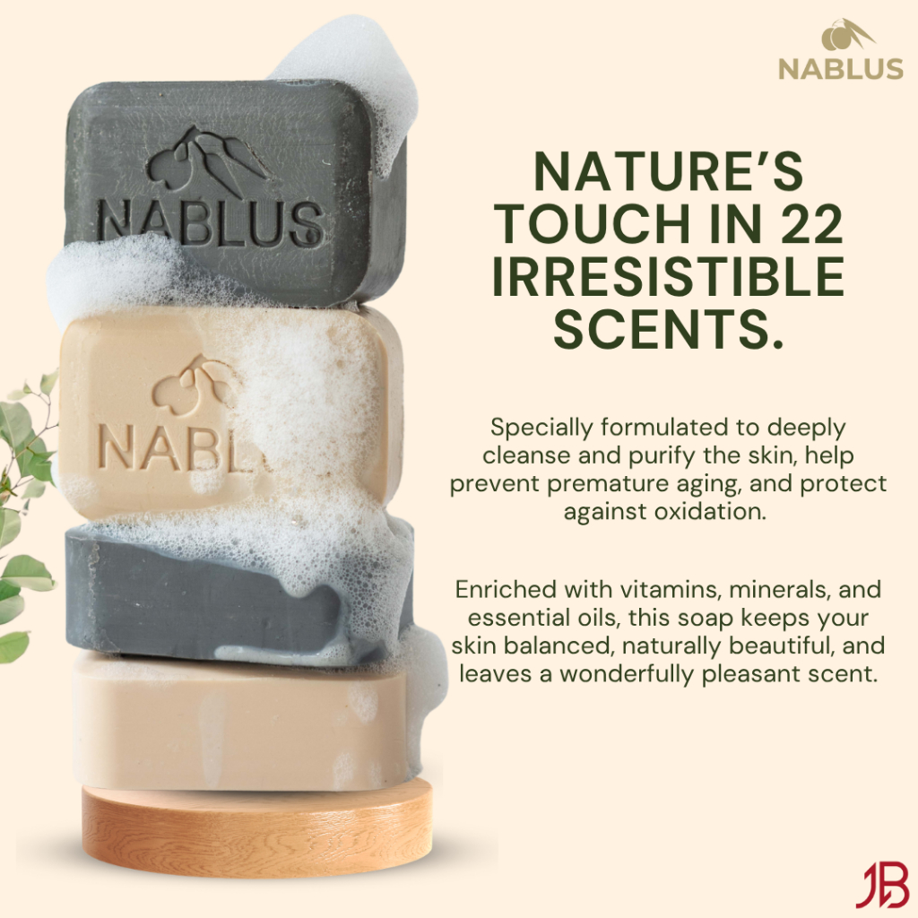 Palestinian Nablus Herbal Olive Oil Soap 100g | Sabun Herba Minyak ...