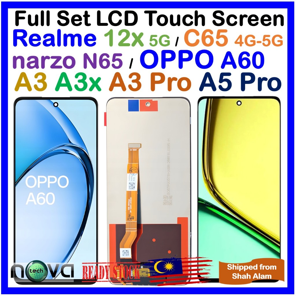 ORI NGS Brand Full Set LCD Screen Fit For Realme C65 / Realme 12x ...
