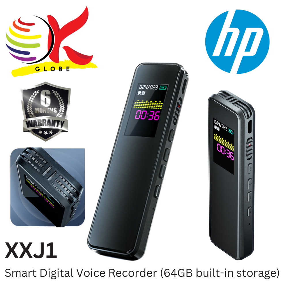HP XXJ1 SMART NOISE CANCELLING VOICE RECORDER PORTABLE RECORDER WITH ...