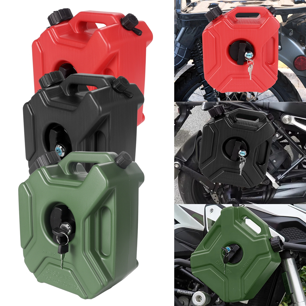3L Plastic Portable Spare Fuel Tank Petrol Tank Jerry Can Gas Oil Tank ...