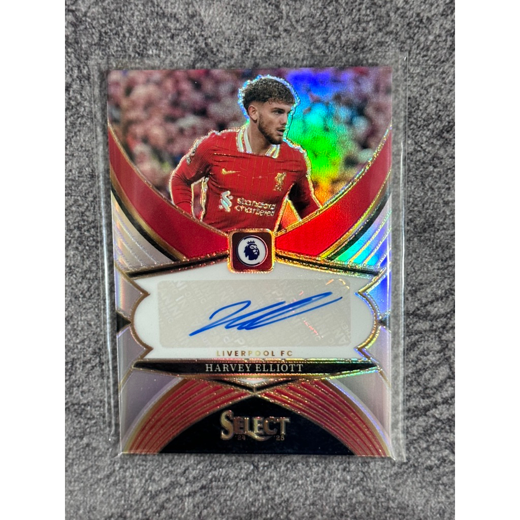 2024-25 Panini Select EPL Harvey Elliott Autograph Liverpool FC Auto ...